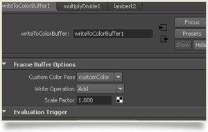 maya custom color pass use transparency new feature