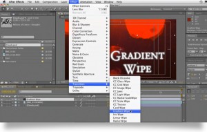 Using Gradient Wipes in after effects