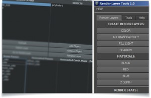 Render Tools For Maya Manage Render Layers Easily