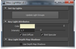 Mass LightMan for Maya Easily Controls Entire Groups of Lights