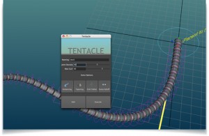 Quickly Rig Tentacles & Tails in Maya with Tentacle Script
