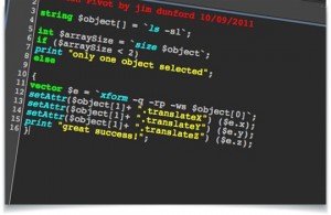 Match Pivot Script for Maya