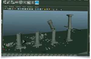 Breaking Columns with PullDownIt for Maya - Lesterbanks