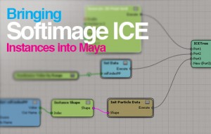 Transferring Softimage ICE Particle Instances into Maya - Lesterbanks