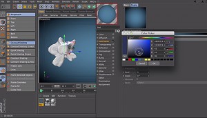 Cinema 4D | Using the Random Effector to Deform a Standard Primitive ...