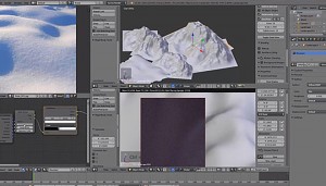 Blender | Creating a Snow Scene With Sculpting, Particles and ...