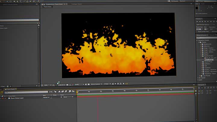 How To Make Flames In After Effects
