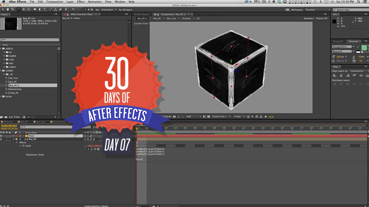 30 Days Of After Effects Day 7 Tips For Building And Animating 3D 