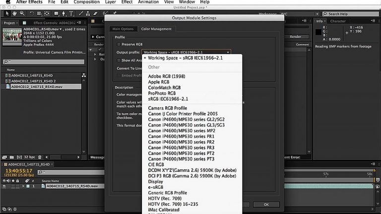 How to Work With Arri Alexa Log C in After Effects - Lesterbanks