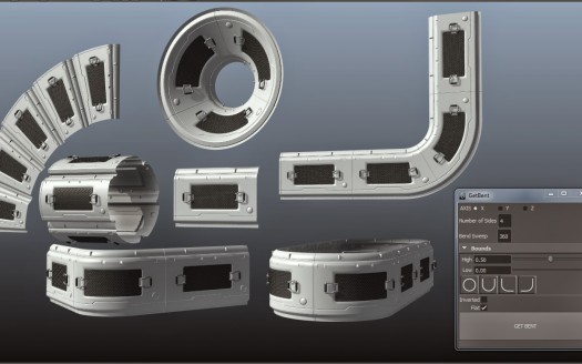 Streamline Your Hard Surface Modeling With the GetBent Script for Maya - Lesterbanks