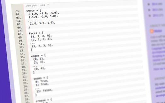 Access Blender Mesh Python Data With DumpMesh - Lesterbanks