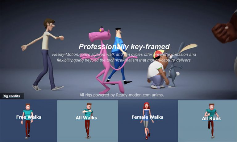 New Service Offers Stylized Walk and Run Cycles for Maya - Lesterbanks