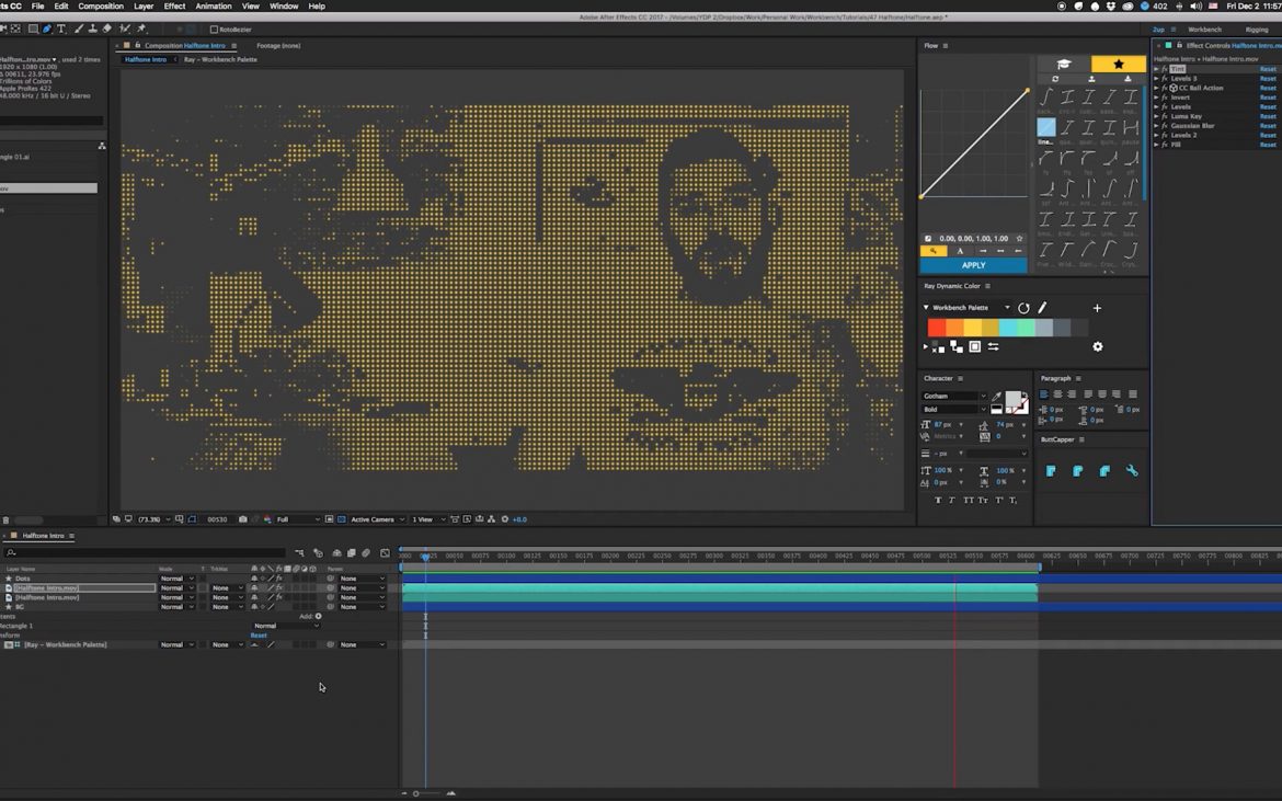 Create a Quick and Simple Halftone Effect in After Effects - Lesterbanks