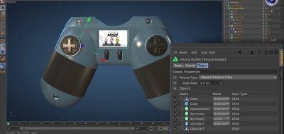 How to Create Typography Using Cinema 4D's Volume Builder - Lesterbanks
