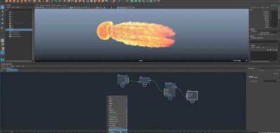 Create an Explosion Using The Aero Solver in Maya Bifrost - Lesterbanks