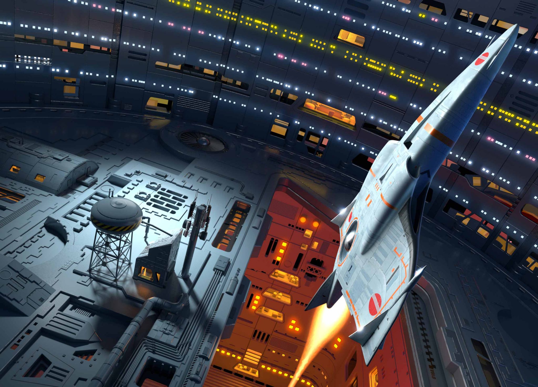 Star Riggers Way: Rebuilding Classic Sci-Fi Art in 3D - Lesterbanks